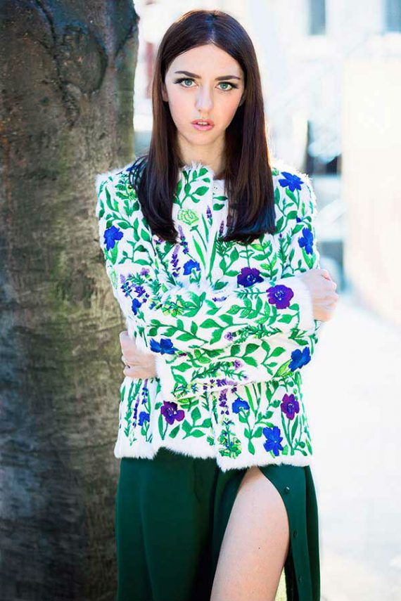 Embroidery on fur | welovefur.com fur fashion blog